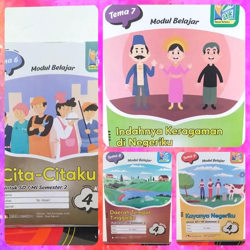 Jual Buku paket lks tematik untuk SD/mk kls 4 k13 cover baru edisi ...