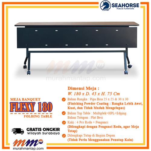 Jual Meja Rapat | Meja IBM | Meja Kerja | Seahorse Flexy 180 Tutup Plat ...
