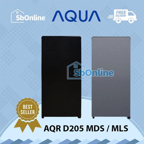 Jual AQUA AQR D205 MDS MLS KULKAS 1 PINTU 165 LITER BIG FREEZER LOW ...