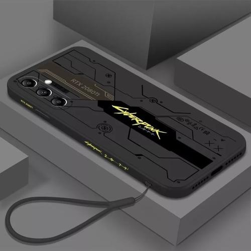 Jual lucky case Samsung M14 5G silikon cover cyber punk casing - Cream ...