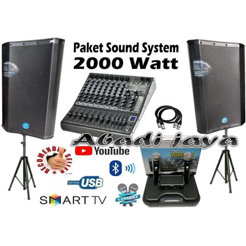 Promo paket sound system 2000 watt audio seven ak800 original - Jakarta ...