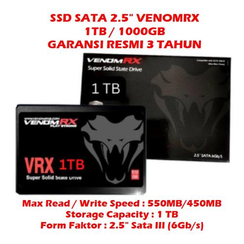 Jual SSD VENOMRX 1TB SATA 3 SOLID STATE DRIVE 2.5" SSD 1 TB VENOM RX SATA 3 - Kota Surabaya ...