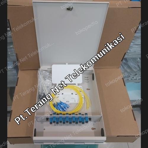 Jual LITECH OTB/ODF WALLMOUNT 12 CORE LENGKAP ADAPTOR + PIGTAIL SC UPC ...