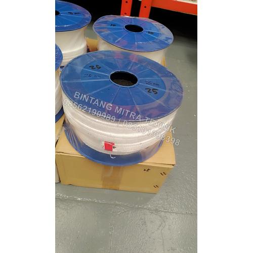Jual GLAND PACKING TEFLON 1" PURE PTFE 25 x 25MM (1 METER) - Kota Bandung - BINTANG MITRA TEKNIK ...