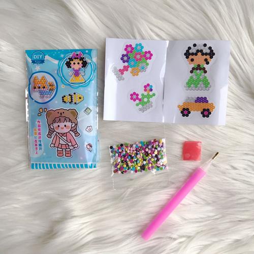 Jual Mainan Anak Stiker Diamond Berlian / Manik DIY Viral Sachet ...