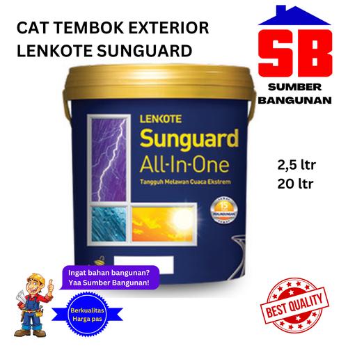 Jual CAT TEMBOK LUAR LENKOTE SUNGUARD EXTERIOR TINTING GALON PAIL 2,5 ...