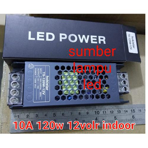 Jual trafo power supply cctv led 10a 12v 120w / ps driver 12v 10A ...