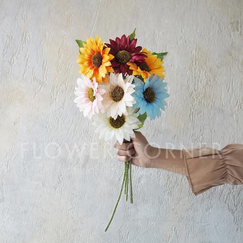 Jual Bunga Artificial Matahari Sunflower Tangkai Pendek (B23108 ...