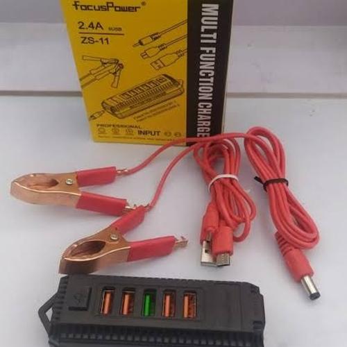 Jual Charger Aki ZS-11 5 BRO 5 USB+LED - Kota Medan - ABC accessories ...