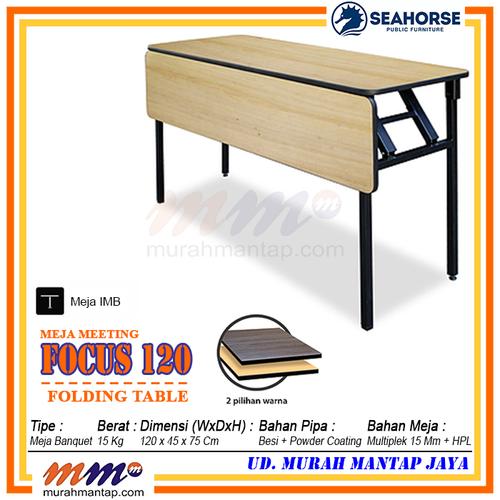 Jual Meja Meeting Lipat | Meja Rapat Lipat | Seahorse Focus 120 + Tutup ...