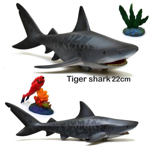Jual Miniatur ikan Hiu Macan Tiger Shark 22 cm - Jakarta Utara - A1 ...