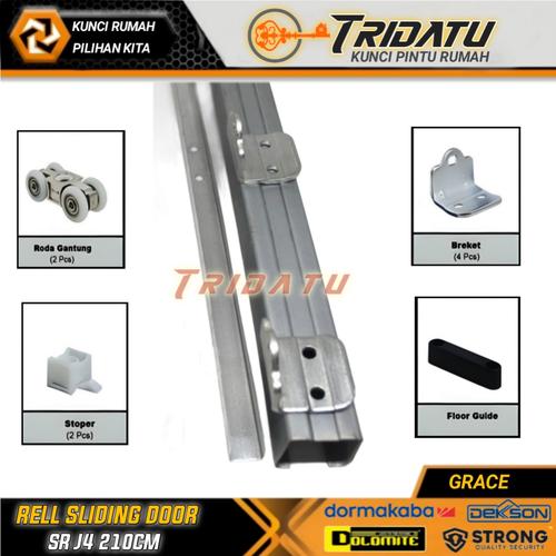 Jual PINTU SLIDING REL J4 2.1 METER GRACE REL PINTU GESER GALVANIS - Jakarta Barat - TRI DATU ...
