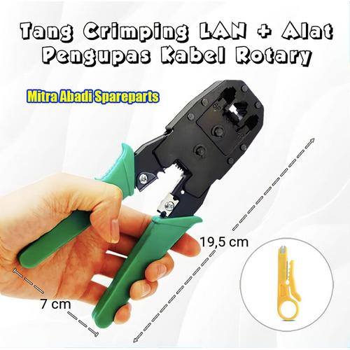 Jual Crimping Tools / Tang Crimping LAN + Alat Pengupas Kabel ...