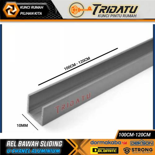 Jual rel pintu sliding bawah tambahan rel chanel u pintu sliding ...
