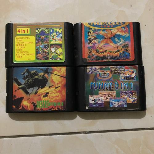 Jual Kaset bootleg sega md mega drive vol 5 - 4 in 1 - Jakarta Barat ...