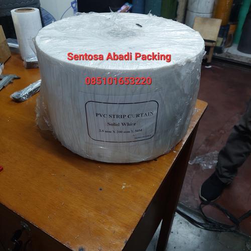 Jual tirai plastik pvc strip susu uk.2mmx20cmx50meter - Jakarta Barat ...