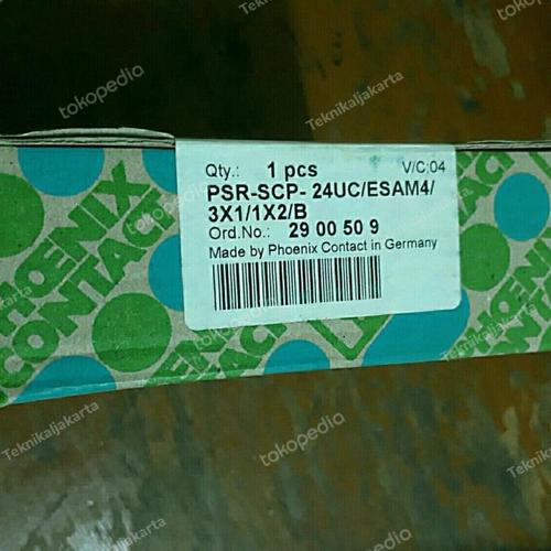 Jual Safety Relay Phoenix Contact Psr-Scp-24Uc/Esam4/3X1/1X2/B ...