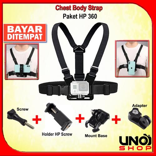 Jual Paket HP 360 - Chest Body Strap Untuk HP Portrait Lanscape ...