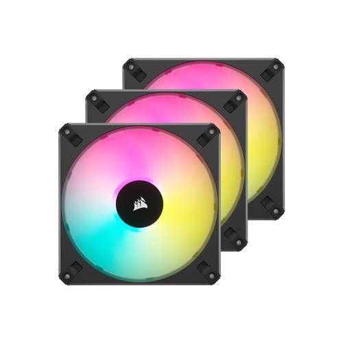 Promo CORSAIR iCUE AF120 RGB ELITE 120mm PWM Fan Triple Pack - Hitam ...