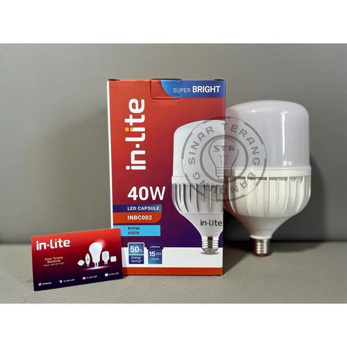 Jual LAMPU LED BULB CAPSULE INLITE VALUE 40W 40 WATT - INBC002 - Kota Bandung - Sinar Terang ...