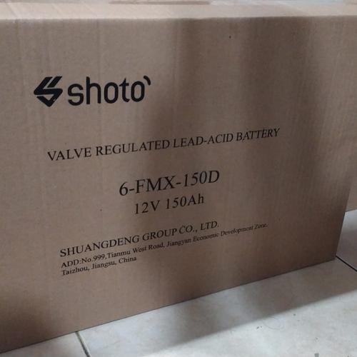 Jual battery vrla new 12v 150ah merek shoto - Kab. Serang - arjun elektrik | Tokopedia