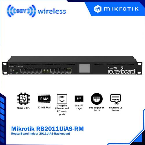 Jual Mikrotik Rb2011Uias-Rm - Routerboard Indoor 2011Uias-Rackmount ...