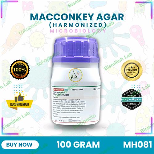 Jual Mac Conkey Agar (MCA), Harmonized - Media Mikrobiologi, 100 Gram - Kab. Bogor - Bismillah ...