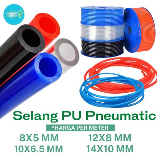 Promo SELANG ANGIN PNEUMATIC PU OD 8mm x 5 mm (POLYURETHANE) HARGA ...