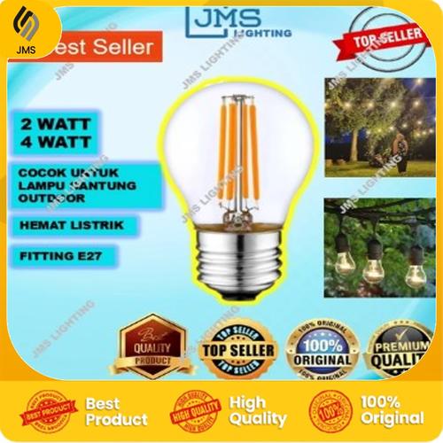 Jual LAMPU FILAMEN LED 2W 3W 4W / BOHLAM PIJAR EDISON CAFE G45 HIGH ...