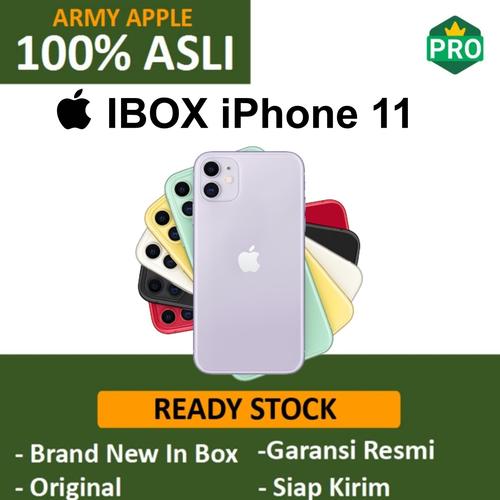 Jual IBOX Apple iPhone 11 64GB 128GB 256GB White Black Yellow Green ...
