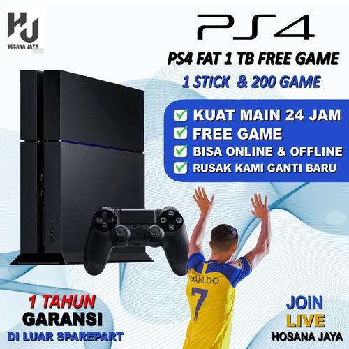 Jual Ps4 Fat 1TB + 1 Stik Getar ori + 1 Kaset Ori - Lima No Game ...