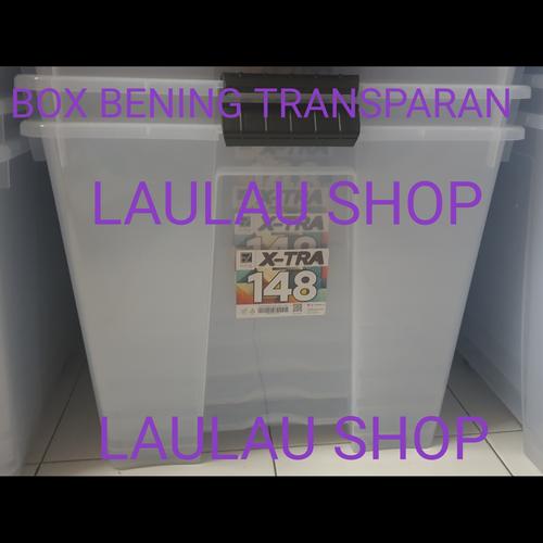 Jual Storage Box Container Ezy CB 130 Liter Roda Bening Kotak Shinpo ...