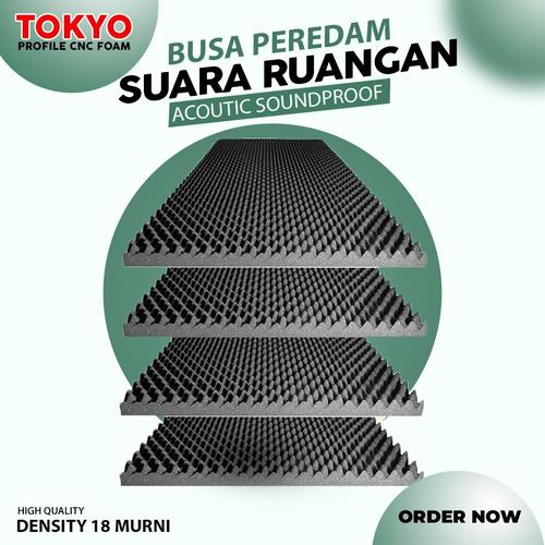 Jual BUSA PEREDAM SUARA PROFILE EGG FOAM - Hitam, 200x100x5cm - Kota ...