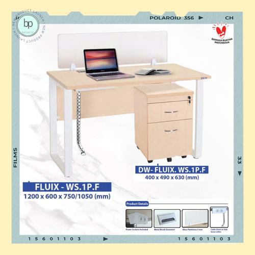 Jual Meja Kantor Partisi Kaca Indachi Inco Fluix Meja Kerja-BeliPartisi ...