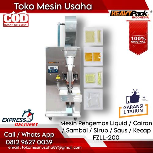 Jual Mesin Packing Kemasan Sachet Cairan Liquid ZL-300TSS HEAVYPACK ...