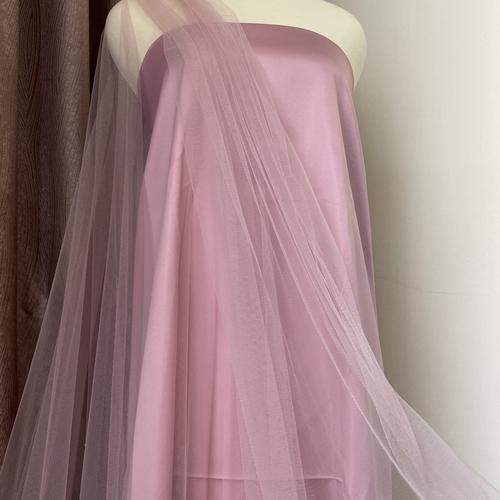 Jual Kain Tile Halus Polos Soft Meteran Jaring Kelambu Warna Rosegold ...