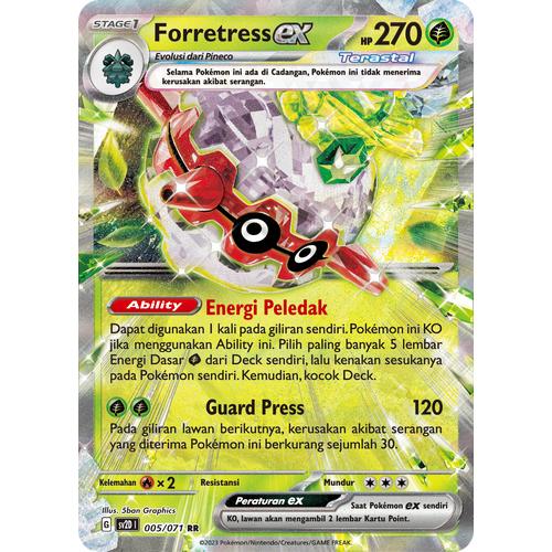 Jual Forretress Ex evoline SV2D Pokemon TCG Indonesia - Kota Surabaya - Board Game Academy ...