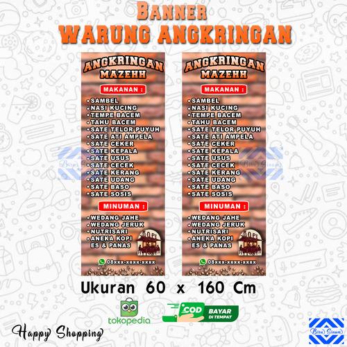 Jual Banner Spanduk Warung Angkringan 160x60 Cm - Lubang Pojok - Kab ...