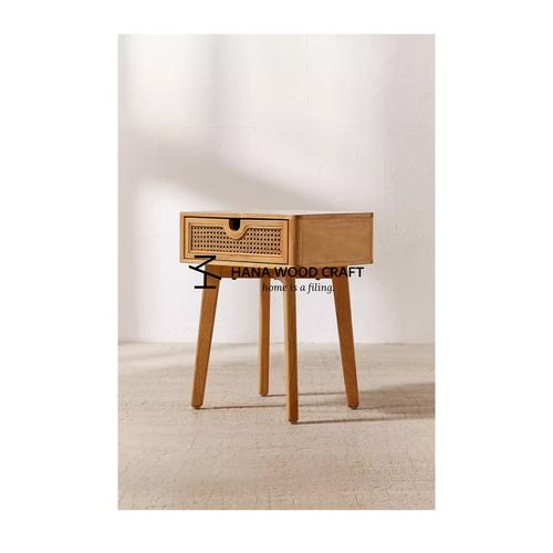 Jual BEDSIDE TABLE KAYU JATI MINIMALIS RATTAN, DRAWER - Kab. Jepara ...