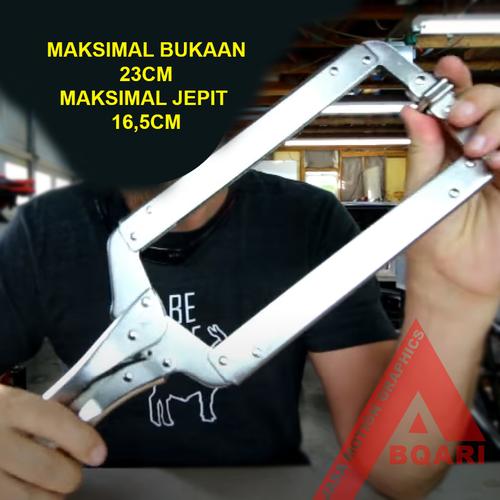 Jual Locking plier / c clamp / tang buaya / catok C / tang c clamp ...