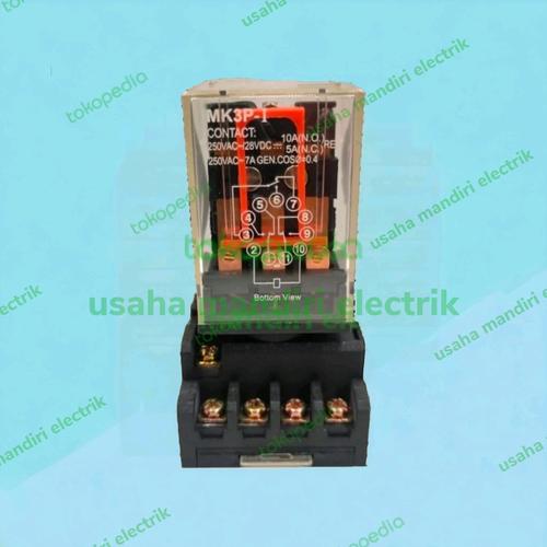 Jual Relay MK3P -I, 10A 220VAC / 24VAC / 24VDC - 220VAC - Jakarta Barat ...