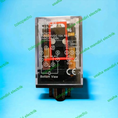 Jual MK2P-I OMRON RELAY+SOCKET MK2P-I 8 PIN 220VAC - 24VDC - Jakarta ...