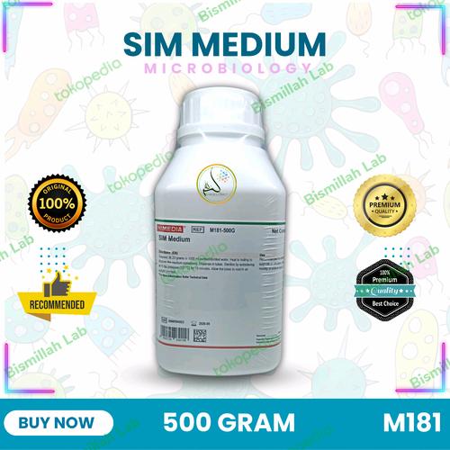 Jual SIM Medium / Sulfide Indole Motility Medium - Media Mikro, 500 ...