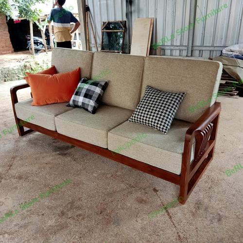 Jual bangku sofa panjang minimalis / sofa kayu jati - Kab. Jepara ...