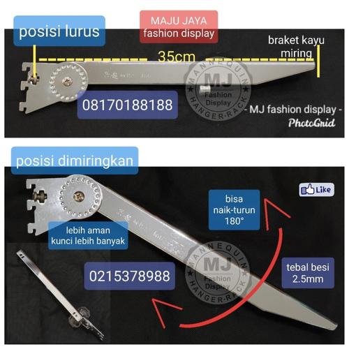 Jual Braket Kayu Miring - 30cm - Kota Tangerang Selatan - MJ fashion ...