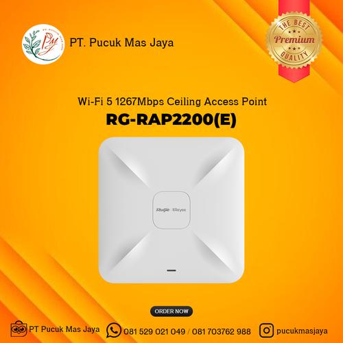 Jual RG-RAP 2200 E Ceiling Access Point PoE 1.267 Mbps dual band - Kota ...