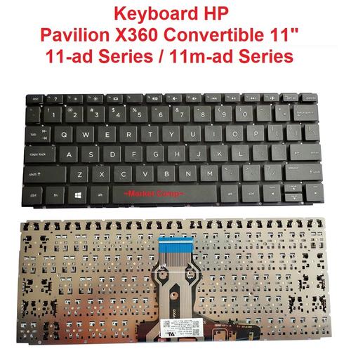 Jual Keyboard HP Pavilion X360 Convertible 11m-ad113dx 11M-ad013dx 11m ...