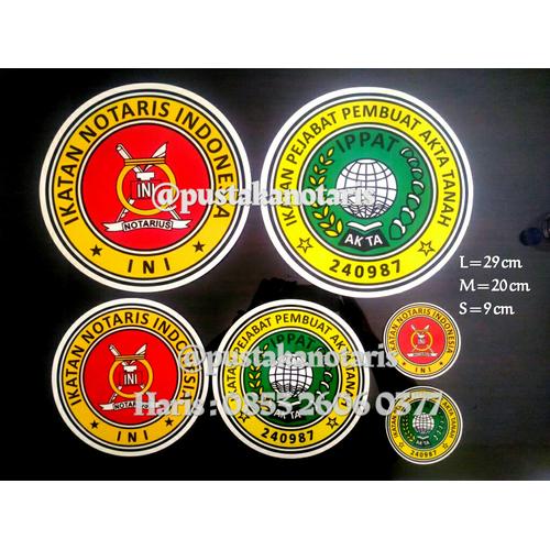 Jual Sticker Logo Notaris - PPAT Aneka Ukuran - biasa, S INI - Kota ...