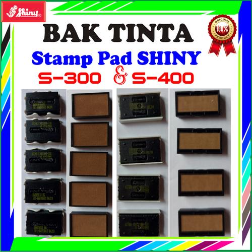 Jual BAK TINTA STEMPEL STAMP PAD SHINY S300|S-400|SPARE PART BANTALAN ...