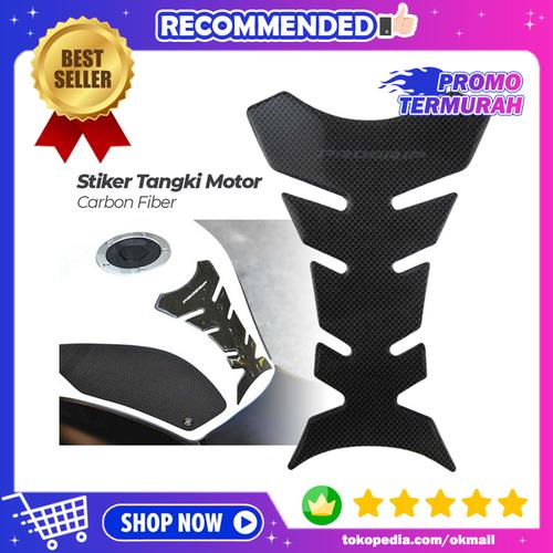 Jual Tankpad Stiker Tangki Motor Sport Carbon Fiber Sticker Tanki ...